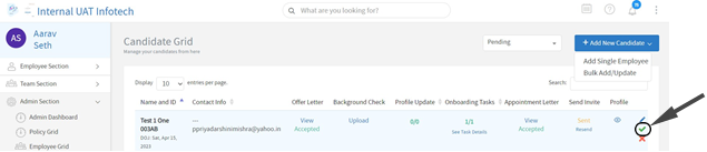 Guide for using Onboarding Module – TeamNest