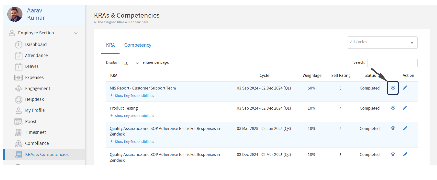 Guide for Employees for the PMS Module – TeamNest